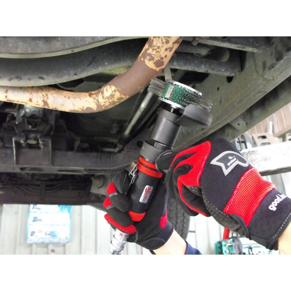 Pneumatic Paint And Rust Removal Grinder/Eraser/Sandblaster – Gene ...